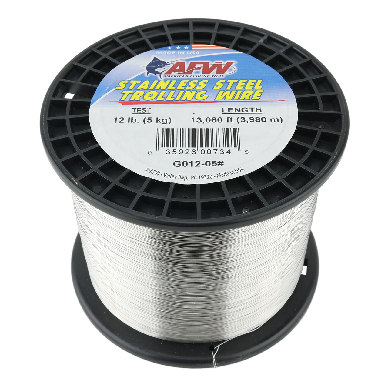 American Fishing Wire Stainless Steel Single Strand Trolling Wire | FishUSA