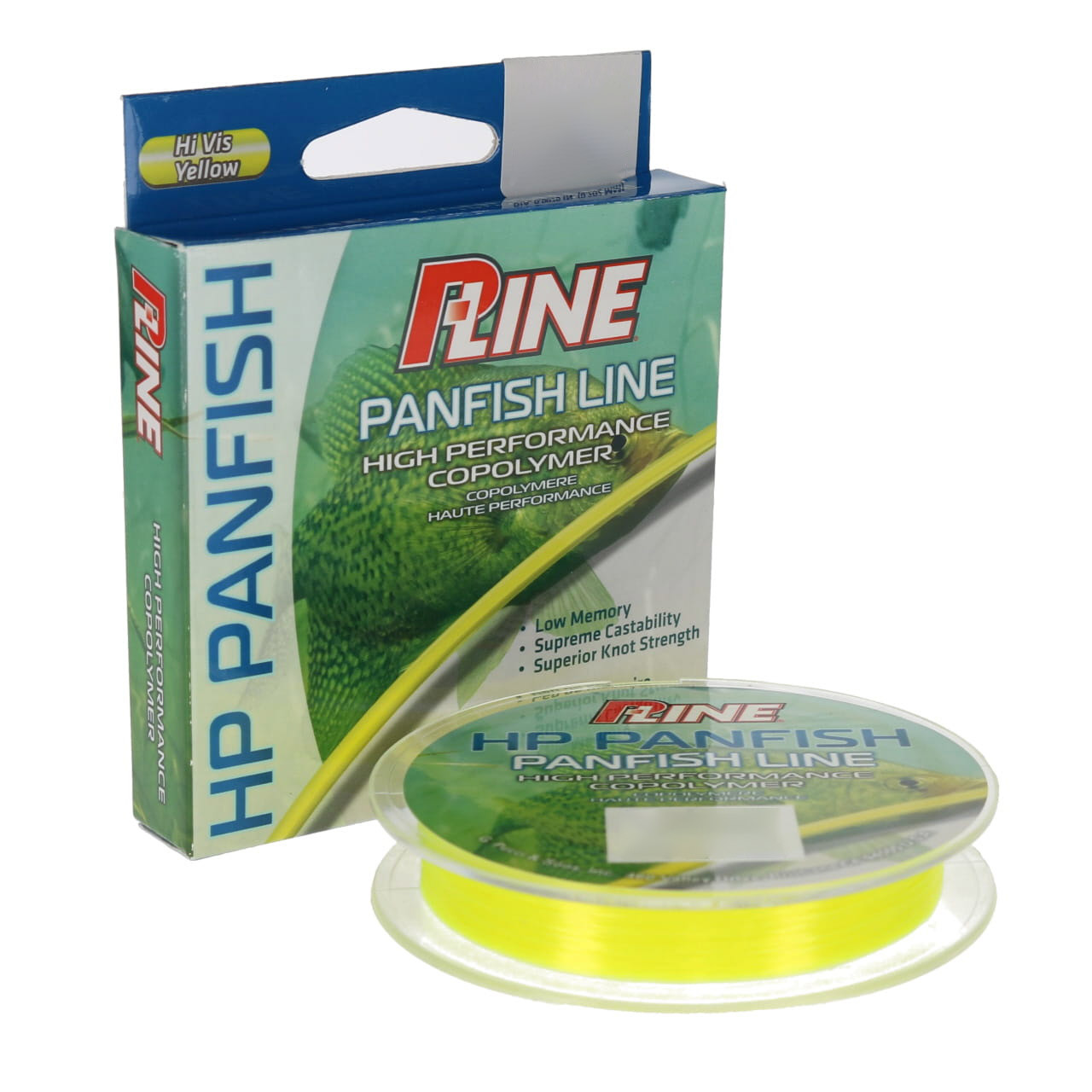 P-Line HP Panfish Copolymer Line | 2-8 lb. | Clear & Hi-Vis | FishUSA