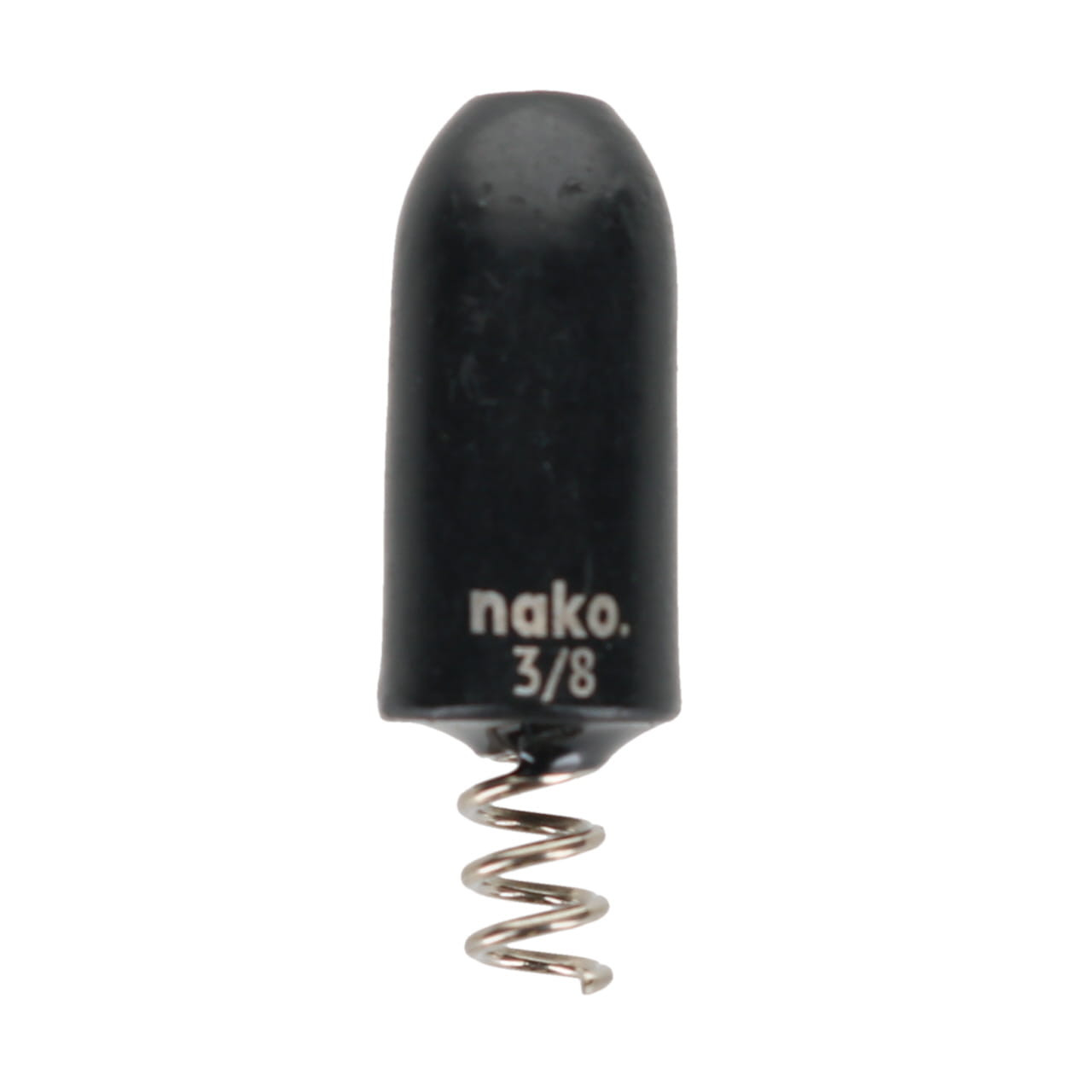 Nako Tungsten Screw-In Worm Weights | Black 5 Pack | FishUSA