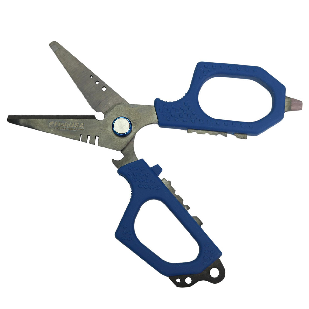 FishUSA Premium Braid Scissors | Notched Braid Scissors | FishUSA