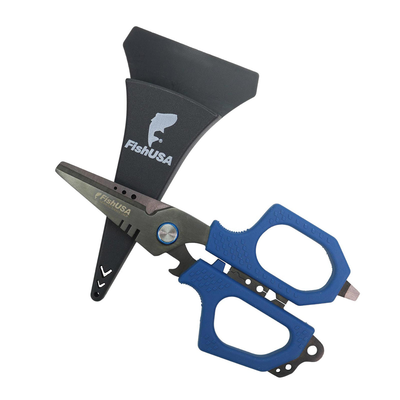 FishUSA Premium Braid Scissors | Notched Braid Scissors | FishUSA