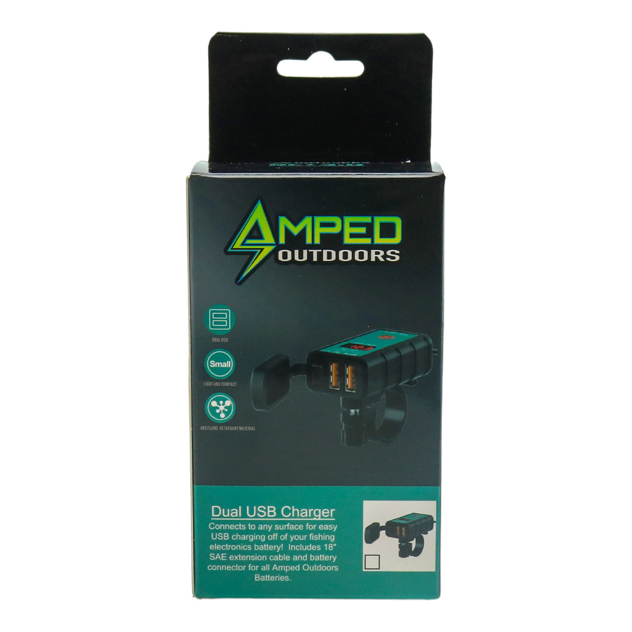 Amped Outdoors External Battery USB Power | FishUSA