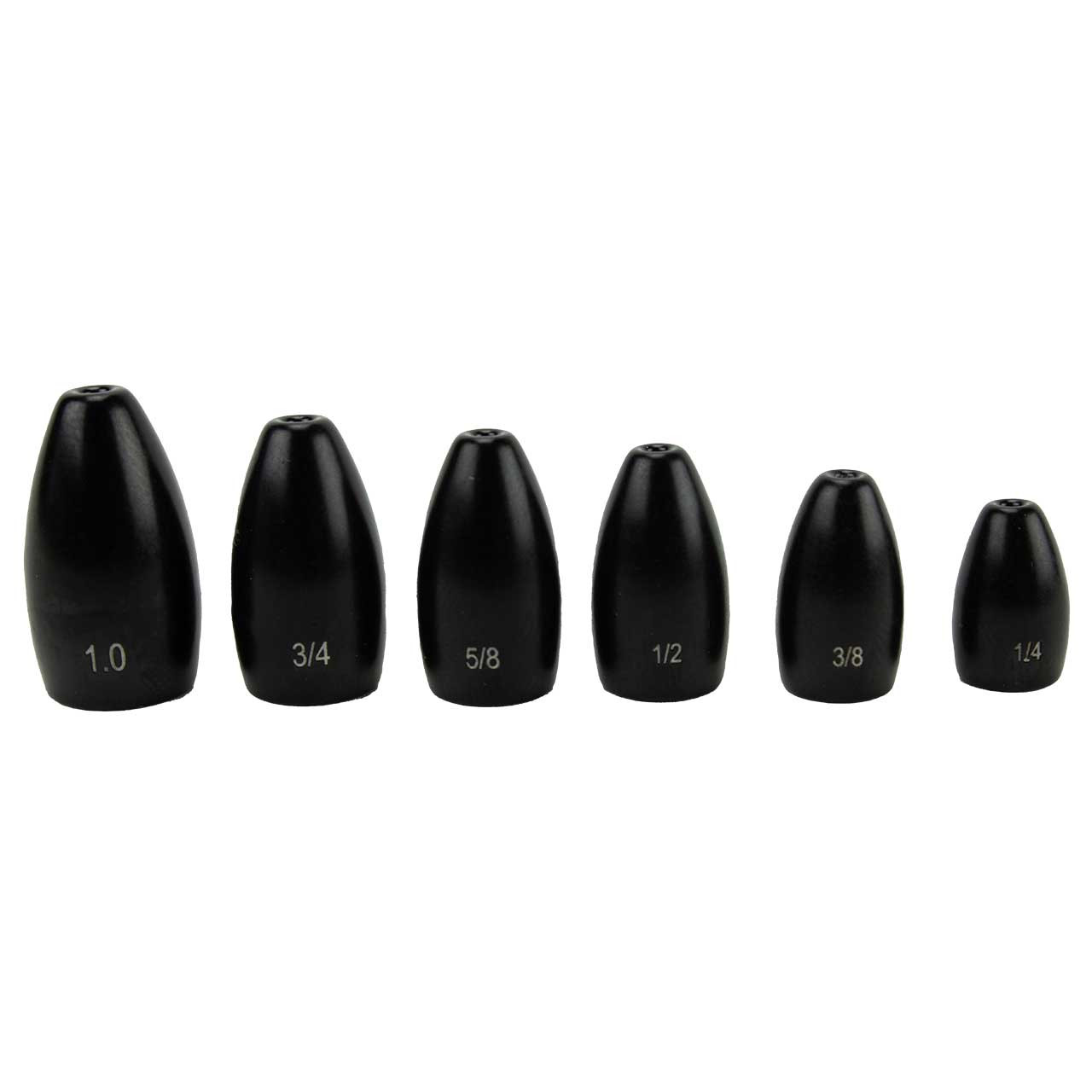 FishUSA Tungsten Flipping Weights - Pro Pack | FishUSA