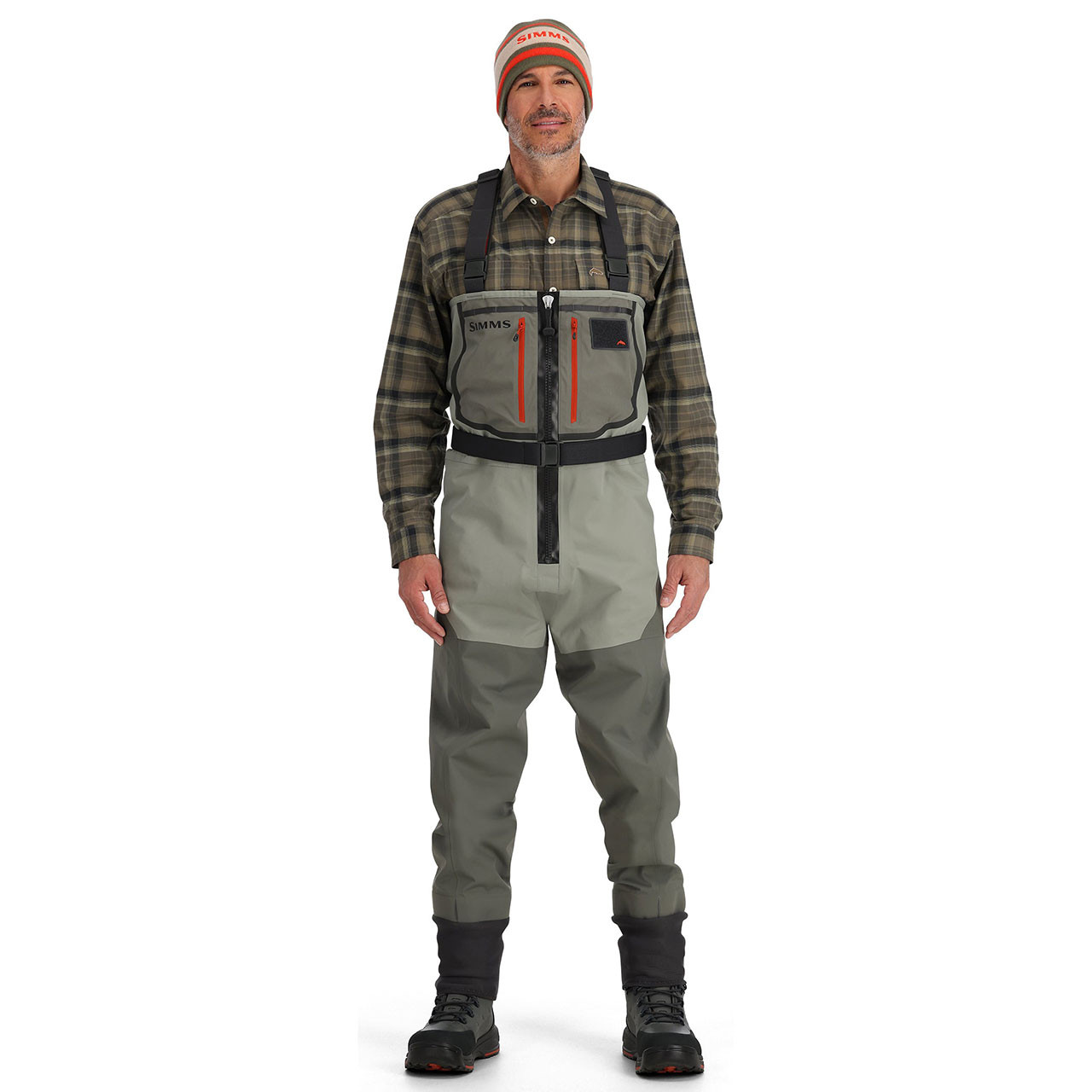 Simms Freestone Z Stockingfoot Waders | Zippered Chest Wader | FishUSA