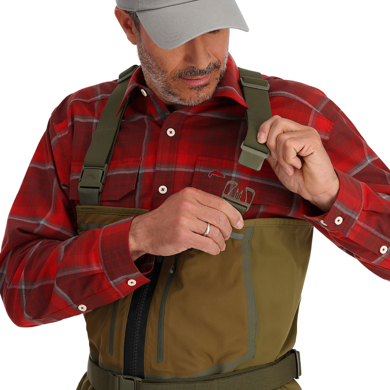 Simms Freestone Z Bootfoot Waders | Zippered Chest Wader | FishUSA