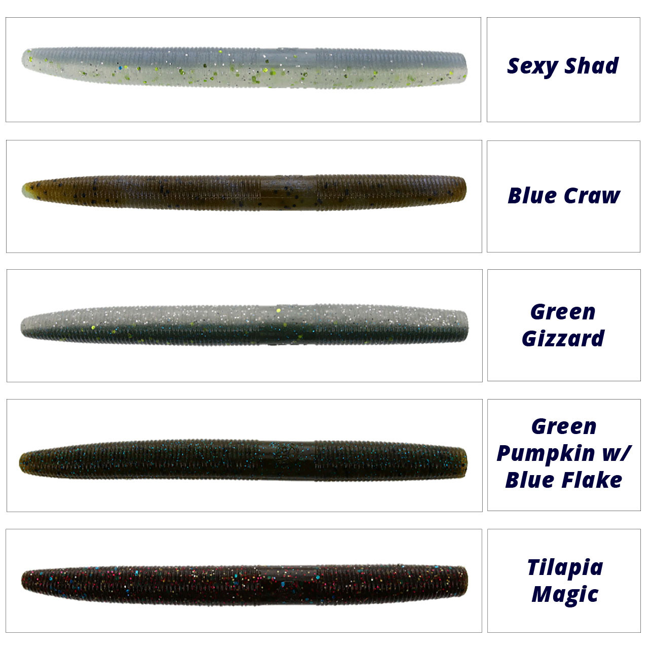 Yamamoto Fat Senko | 4" & 5" Soft Plastic Bass Worm | FishUSA