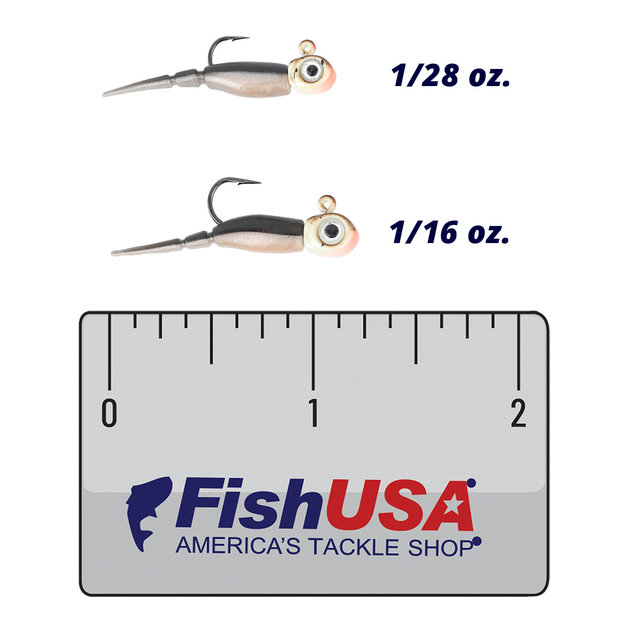 Northland Rigged Tungsten Pin Fry | Ice Fishing Jig | FishUSA