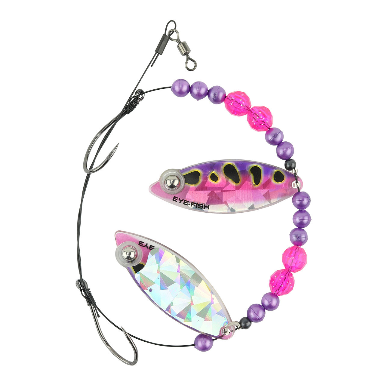 Eye-Fish Premium Double Willow Blade Worm Harness | FishUSA