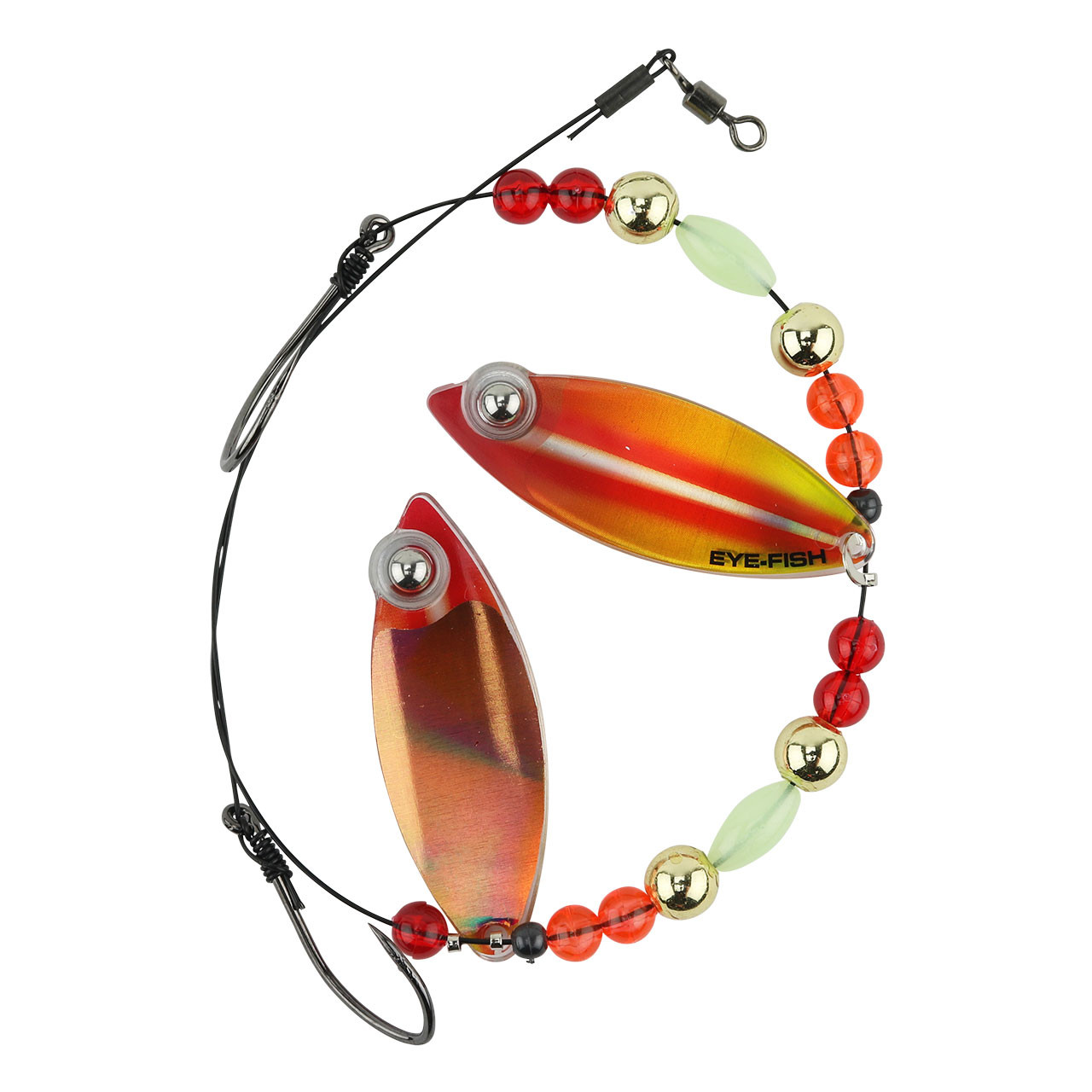 Eye-Fish Premium Double Willow Blade Worm Harness | FishUSA