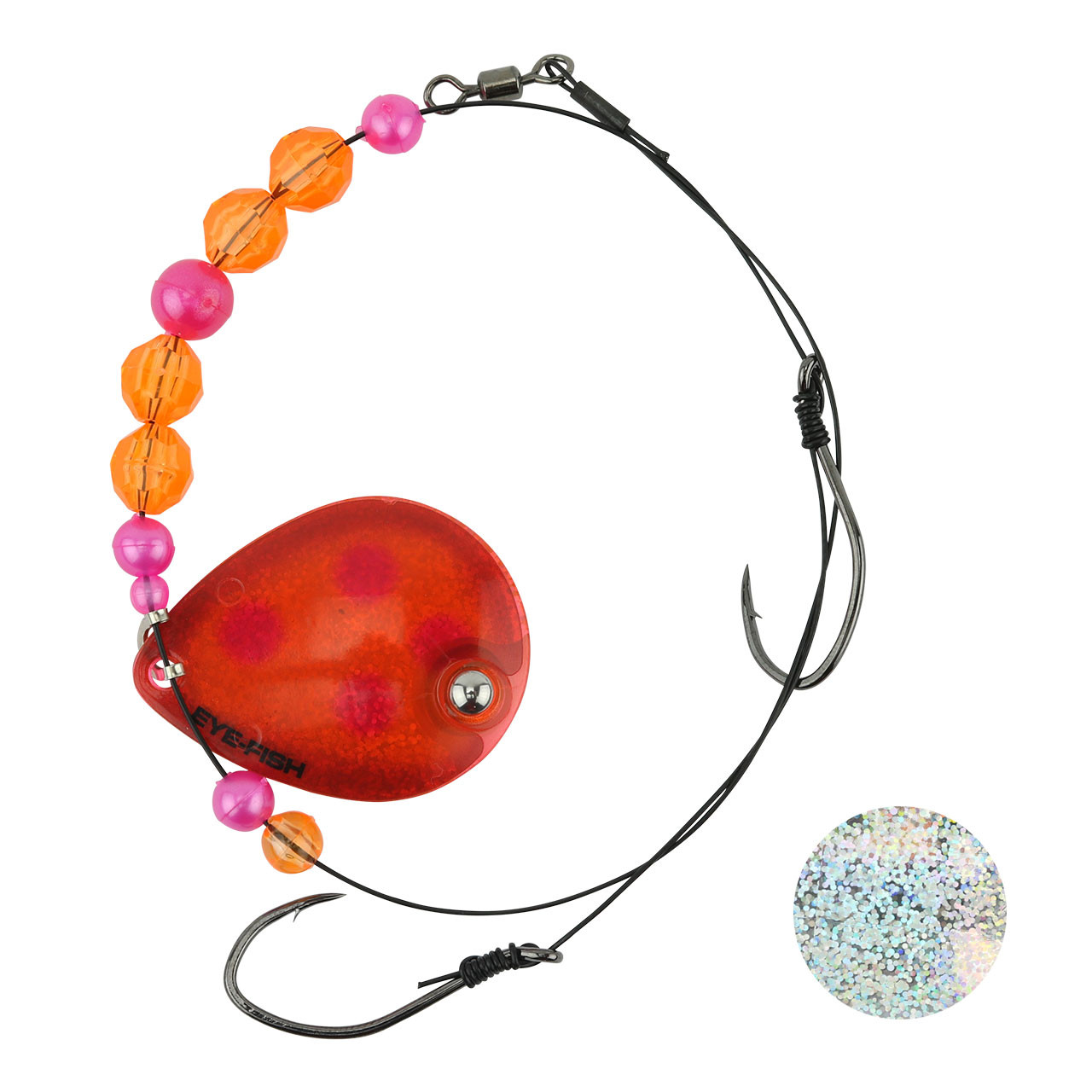 Eye-Fish Premium Single Colorado Blade Worm Harness | FishUSA