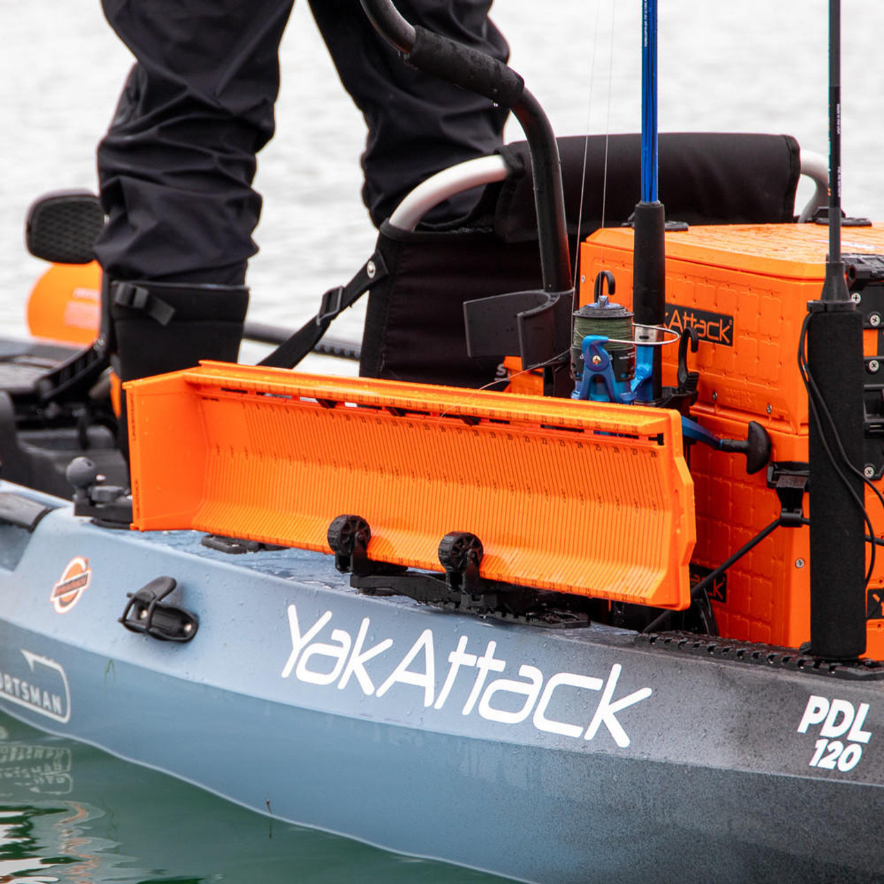 YakAttack LeaderBoard DoubleHeader Track Mount | FishUSA