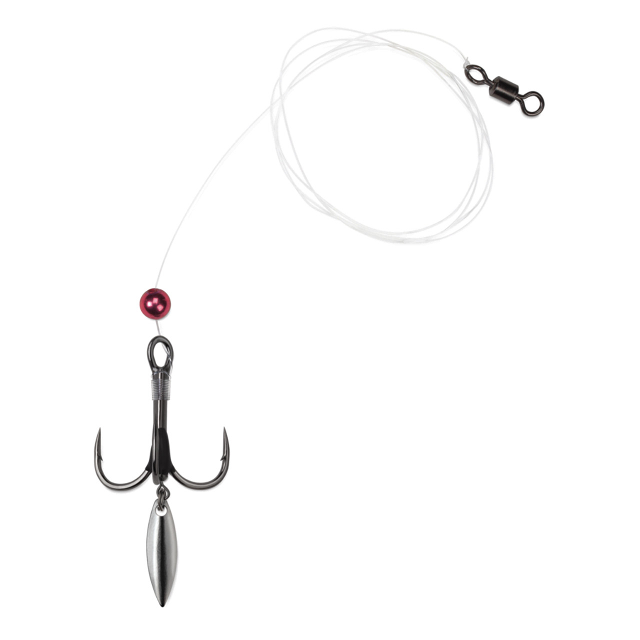VMC Bladed Predator Rig Single Fluorocarbon Harness | FishUSA