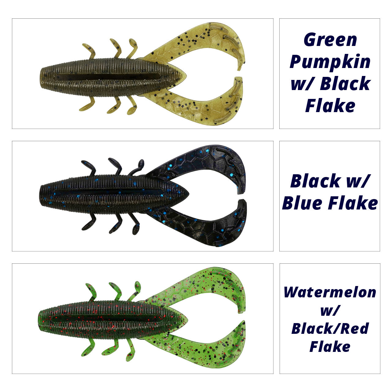 Yamamoto Nuki Bug | 3.5-Inch Creature Bait, Flanged Claws | FishUSA