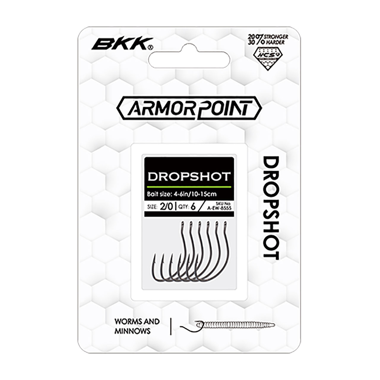 BKK Armor Point Drop Shot Hook | Worms & Minnows | FishUSA