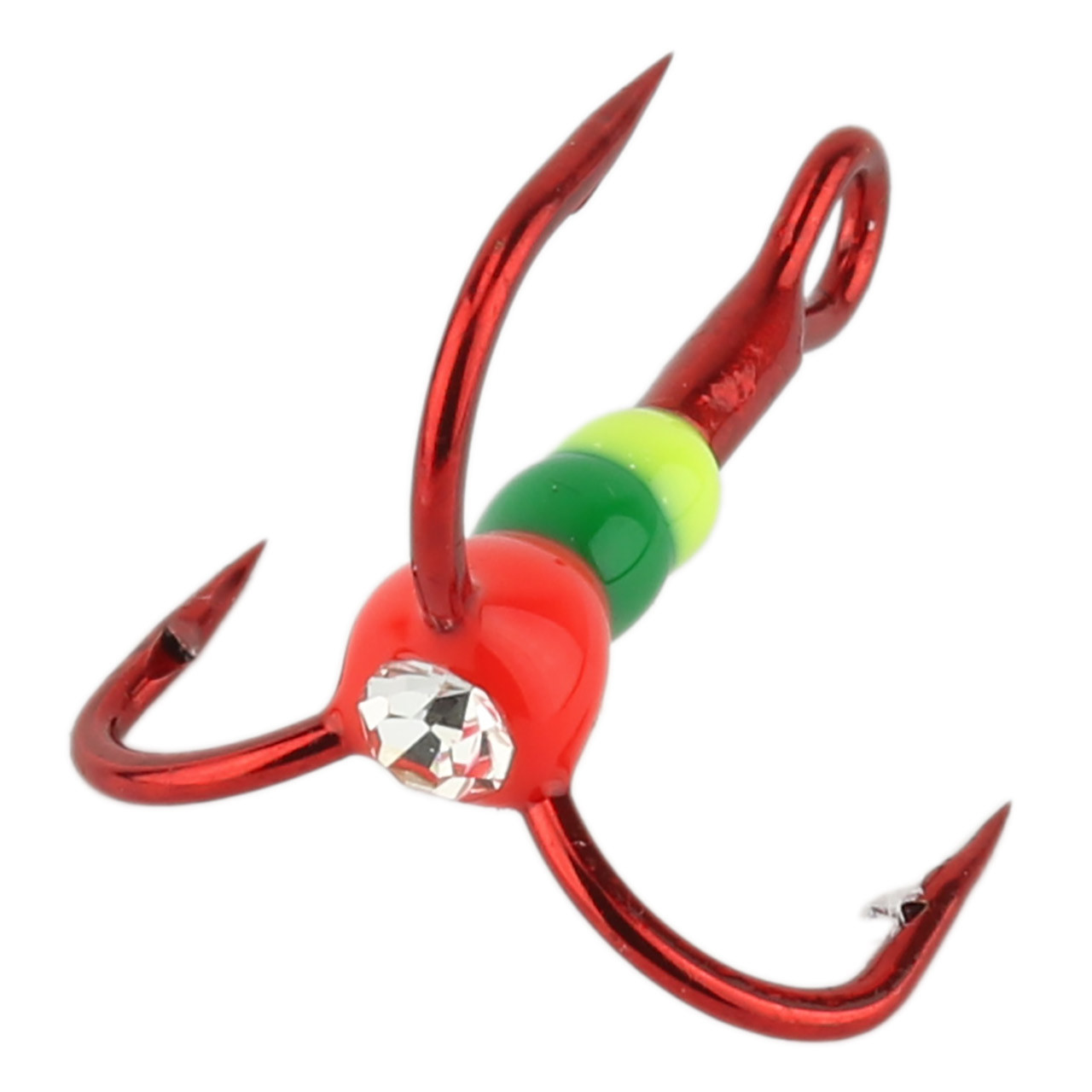 Vexan Crystal Reaper Treble Hooks | Glow Resin Trebles 6-Pk | FishUSA
