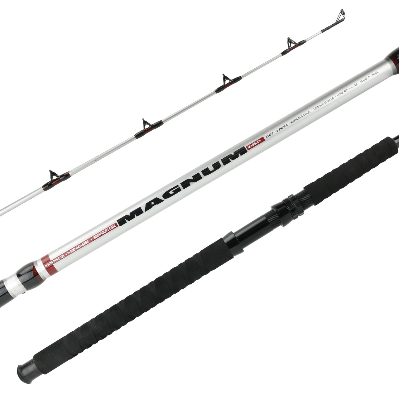 BnM Silver Cat Magnum Casting Rods | Catfish Rods | 3 Models | FishUSA