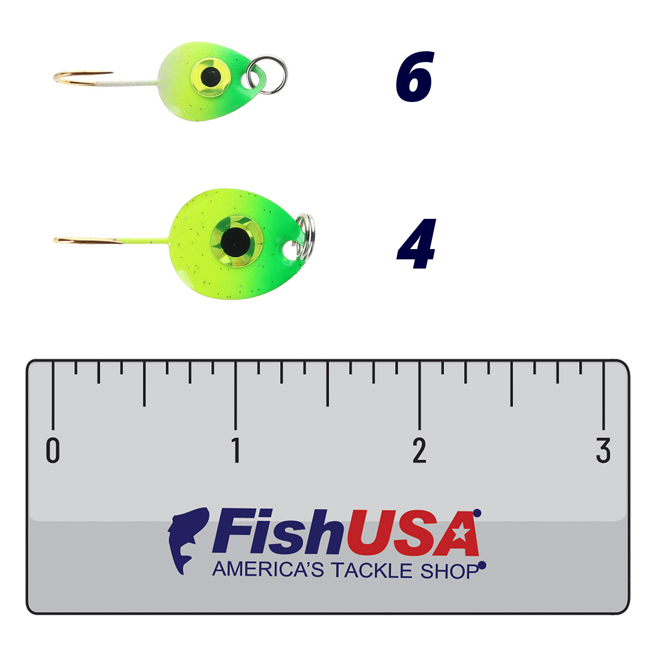 JB Lures Gem-N-Eye Gold Back Series | Flutter Ice Jigs | FishUSA