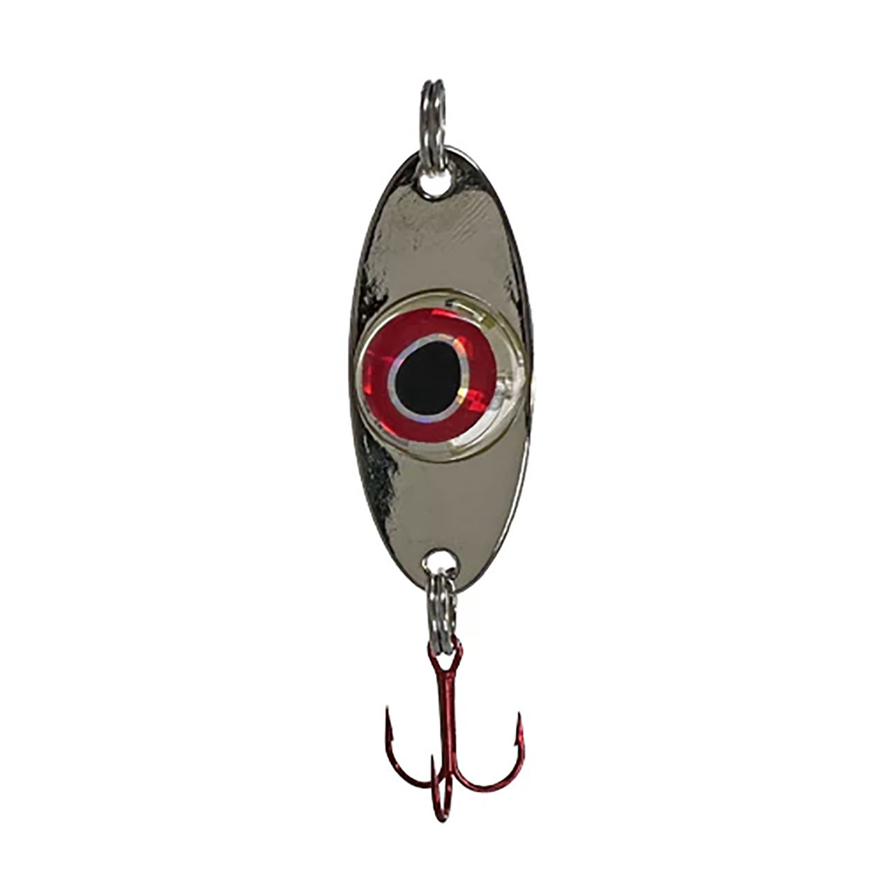 Fish Daddy Dirty Bomb Silver Spoon | LED Jigging Spoons | FishUSA