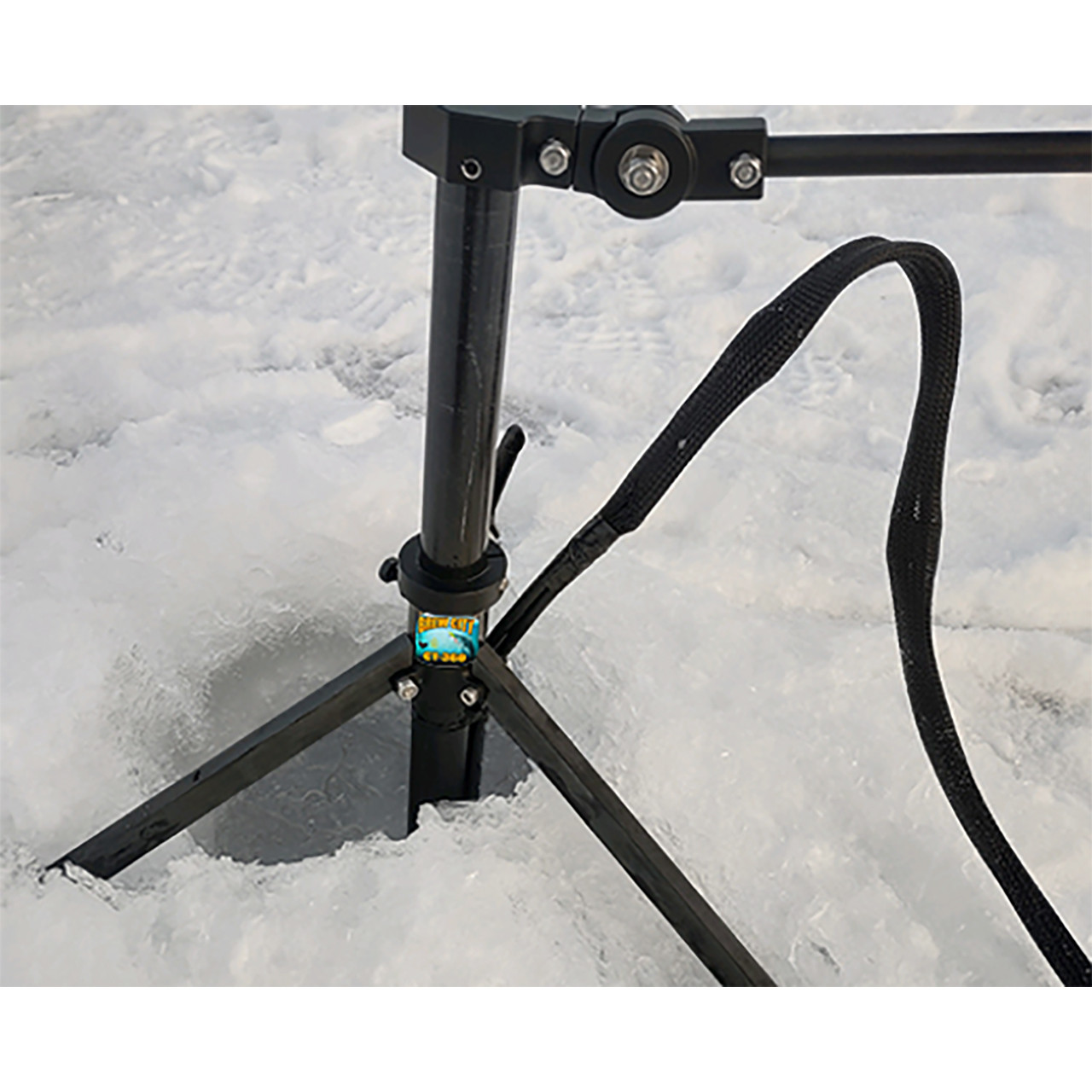 Brew City Live Sonar Ice Pole Mount Tri Stand #6100 | FishUSA