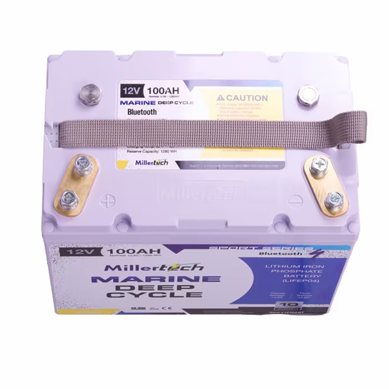 Millertech 12V 100AH SMillertech 12V 100AH Sport Series Lithium Battery ...