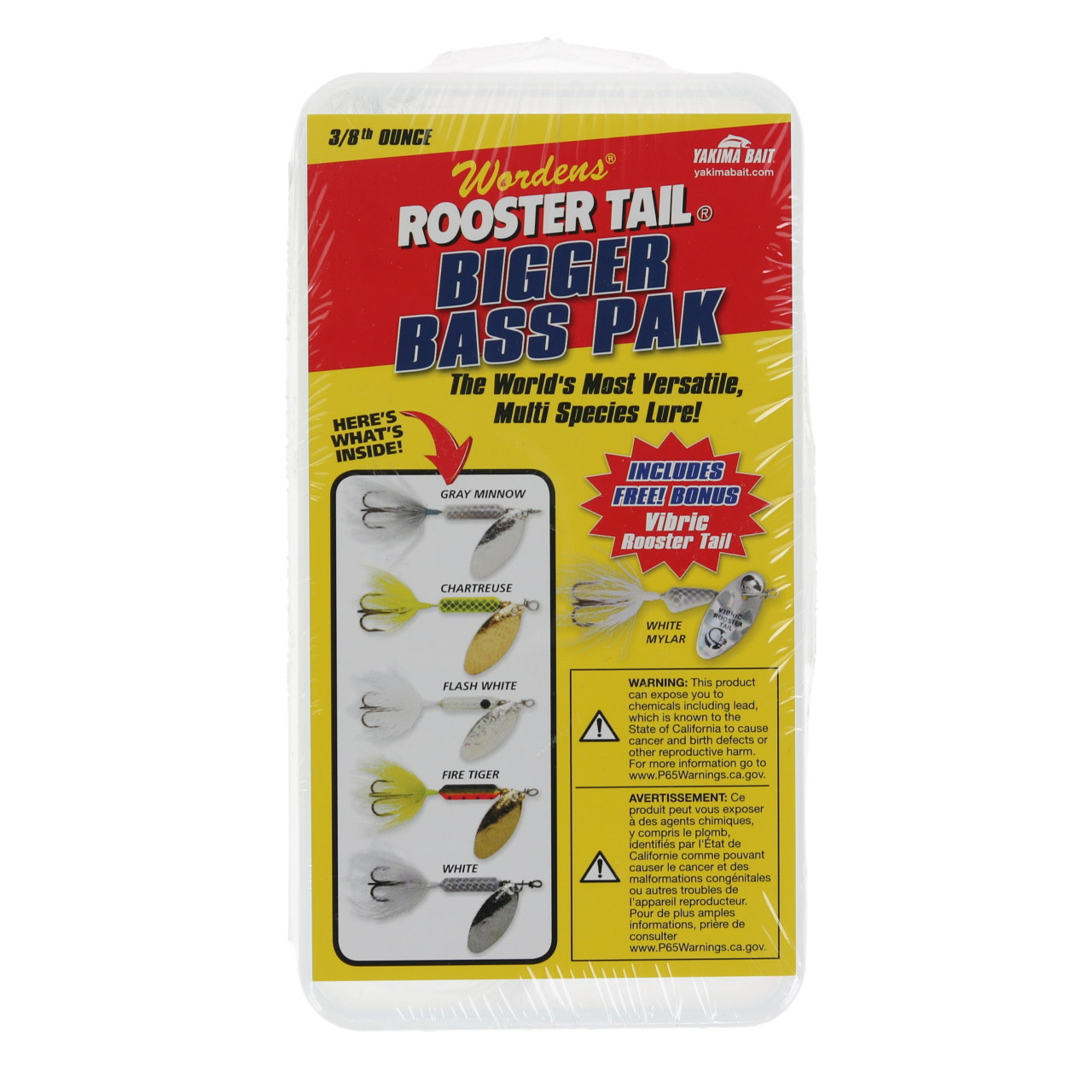 Worden's Rooster Tail Bigger Bass Pack | FishUSA