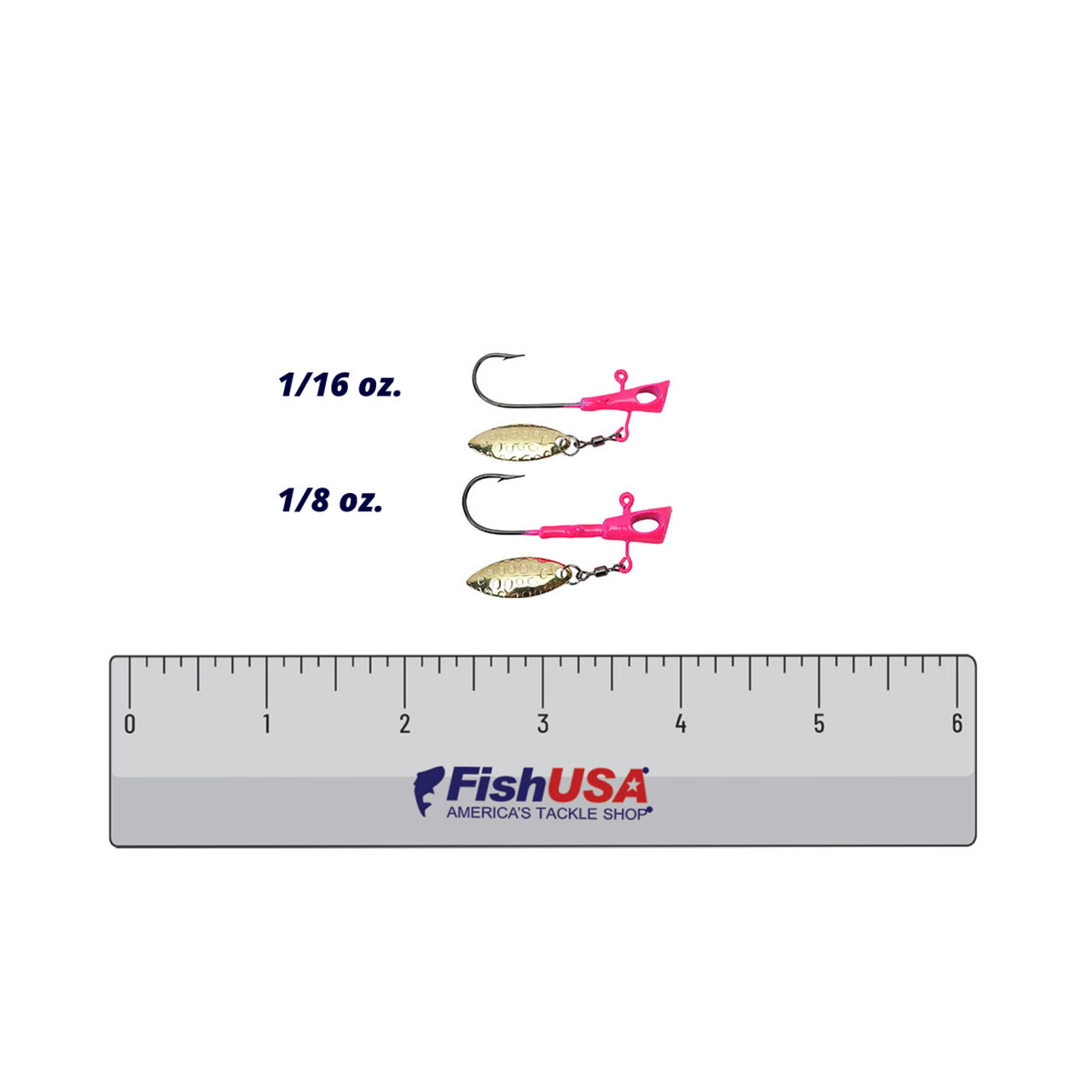 Leland's Lures Crappie Magnet Fin Spin Eyehole Jig Head | FishUSA