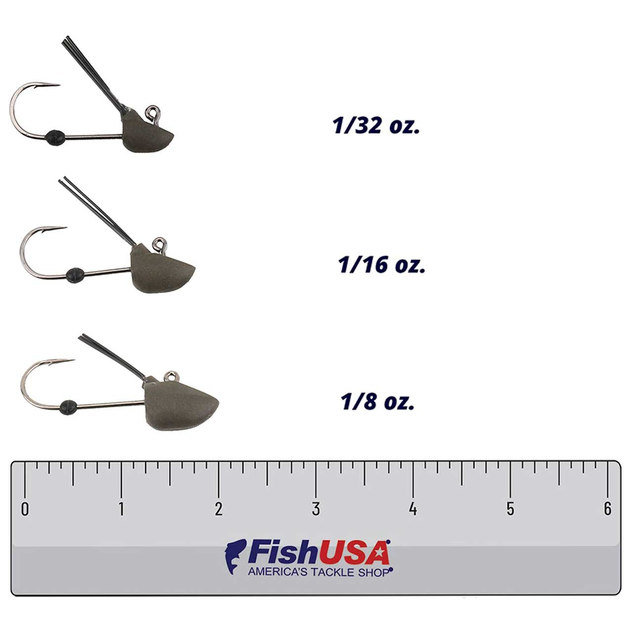 Eurotackle ESR Micro Finesse Weedless Jig Head | FishUSA