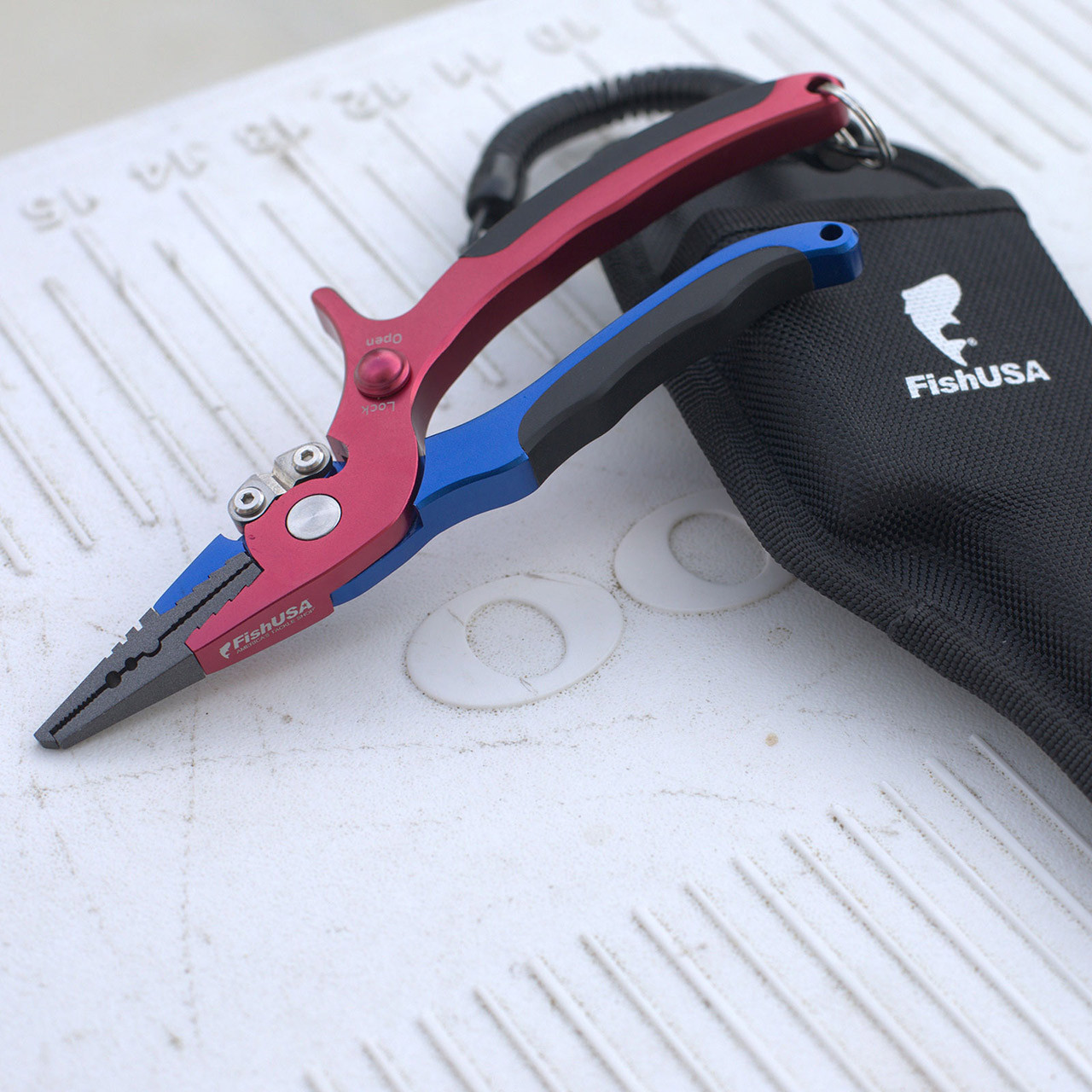 FishUSA Ultimate Aluminum Fishing Pliers | Cut, Crimp & Grip | FishUSA