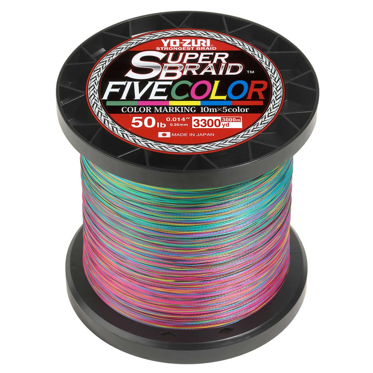Yo-Zuri SuperBraid Five Color Braided Fishing Line | FishUSA