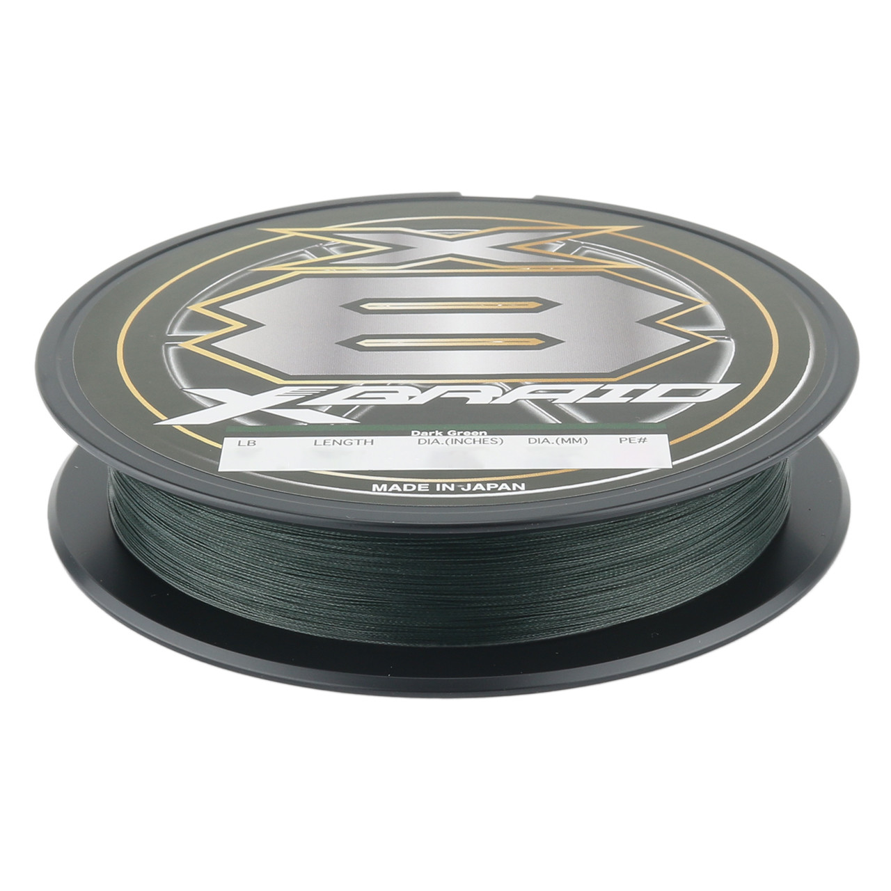 Daiwa XBRAID X8 Braided Line | 6 - 65 Lbs | Dark Green | FishUSA