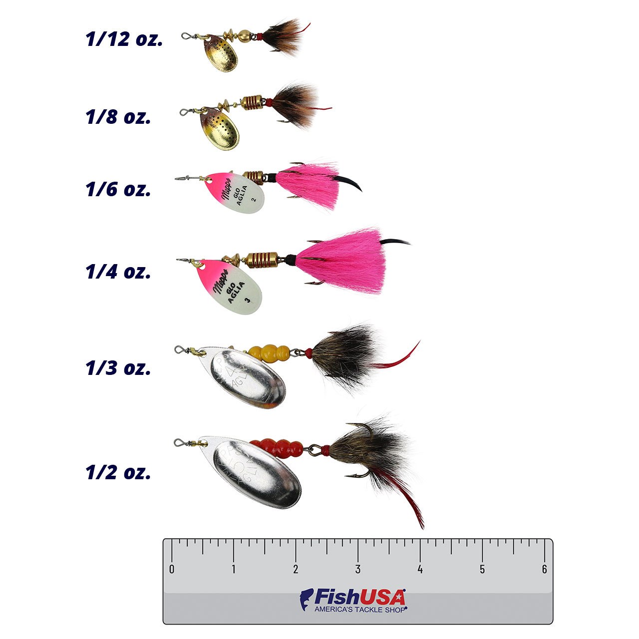 Mepps Dressed Aglia Spinner | FishUSA