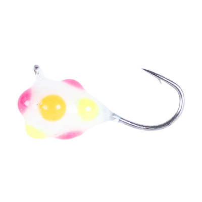 Clam CPT Confetti Drop Jig | Tungsten Glow Ice Jig | FishUSA