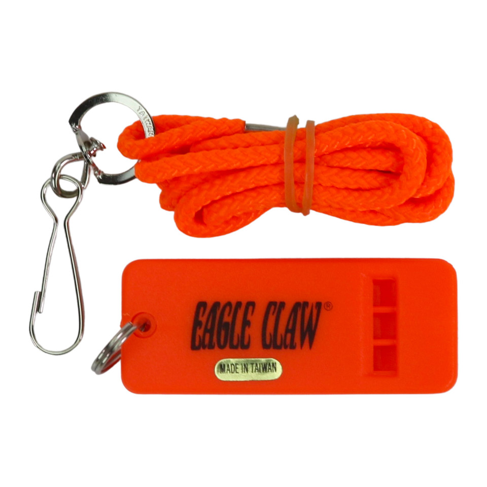 Eagle Claw Boat Whistle Flat With Lanyard | FishUSA