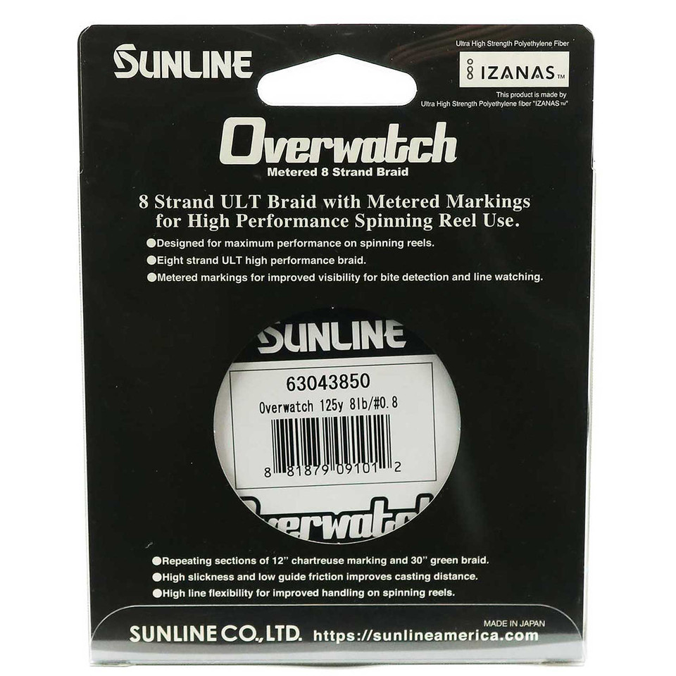 Sunline Overwatch Braided Line | FishUSA