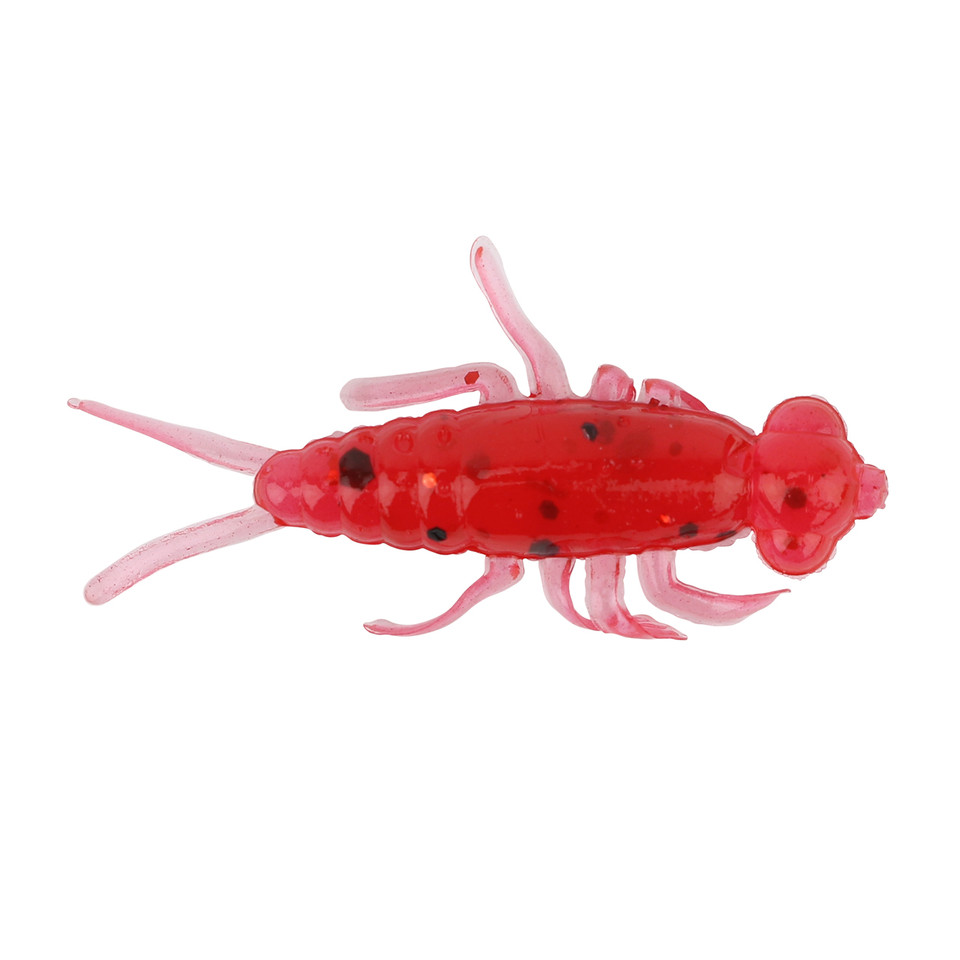ADK Custom Jigs Stonefly Soft Baits | 3/4 in. Glow Nymphs | FishUSA
