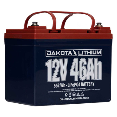 Dakota Lithium 12V 46Ah Battery - Group 21 | FishUSA