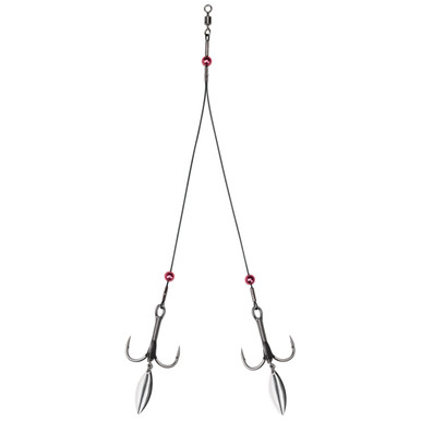 VMC Bladed Predator Rig Wire Y Harness | Tip-Up Fishing Rig | FishUSA