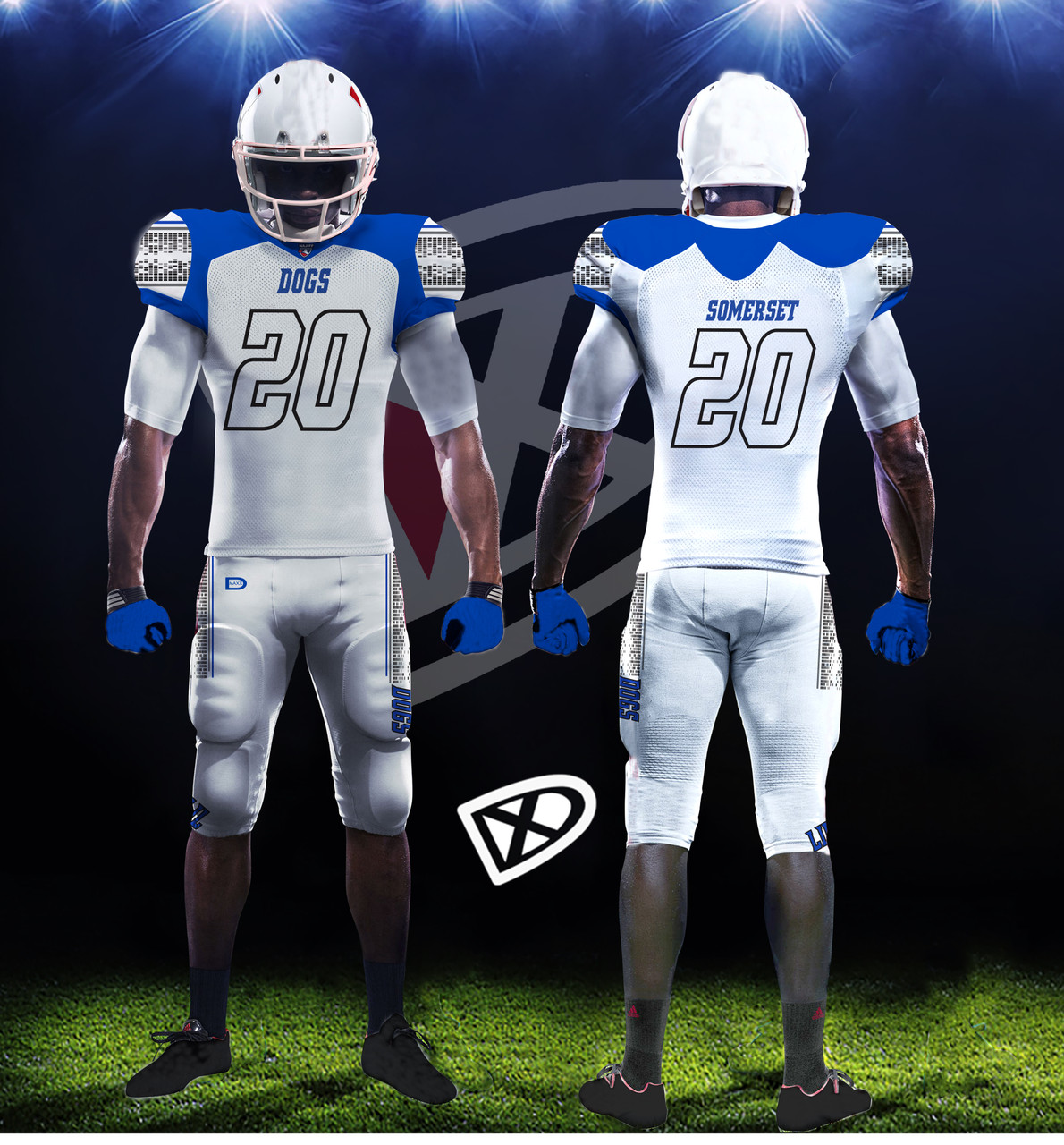 Fully Custom Game Football Uniforms - Design examples - Dmaxx Sports