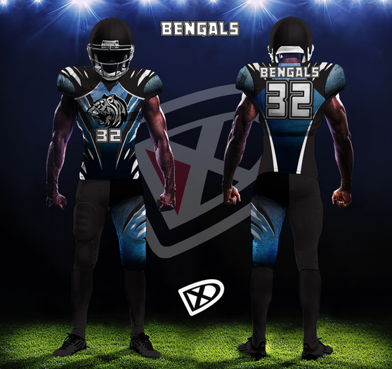 Fully Custom Game Football Uniforms - Design examples - Dmaxx Sports