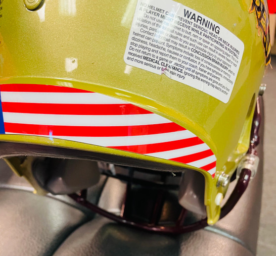 USA FLAG - RIDDELL SPEED FLEX - BUMPER DECALS - Dmaxx Sports