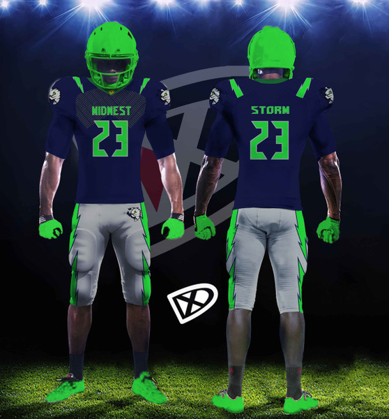 Fully Custom Game Football Uniforms - Design examples - Dmaxx Sports