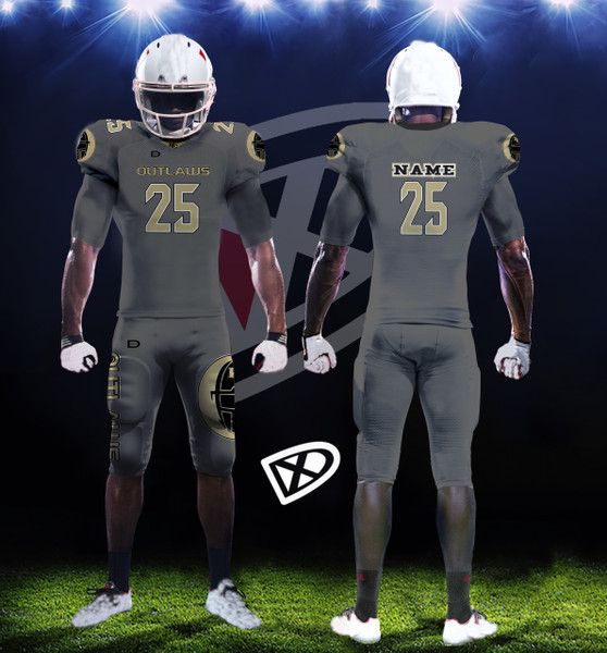 Fully Custom Game Football Uniforms - Design examples - Dmaxx Sports