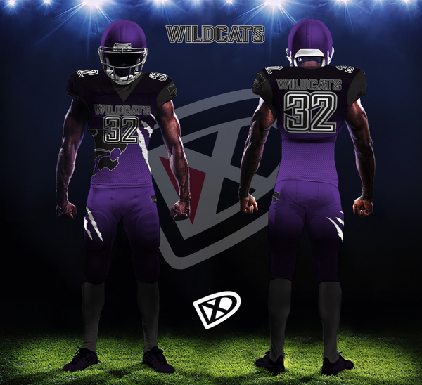 Fully Custom Game Football Uniforms - Design examples - Dmaxx Sports