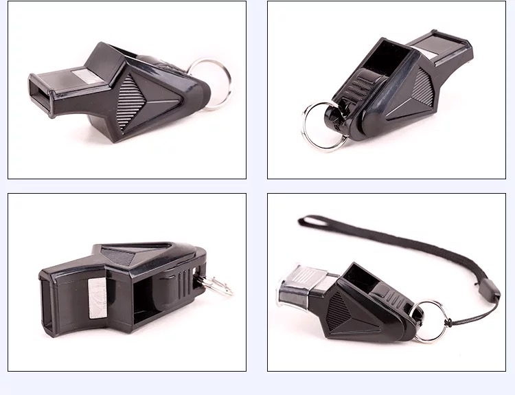 Referee Whistle - Classic Official Whistle with Lanyard Black - Dmaxx ...