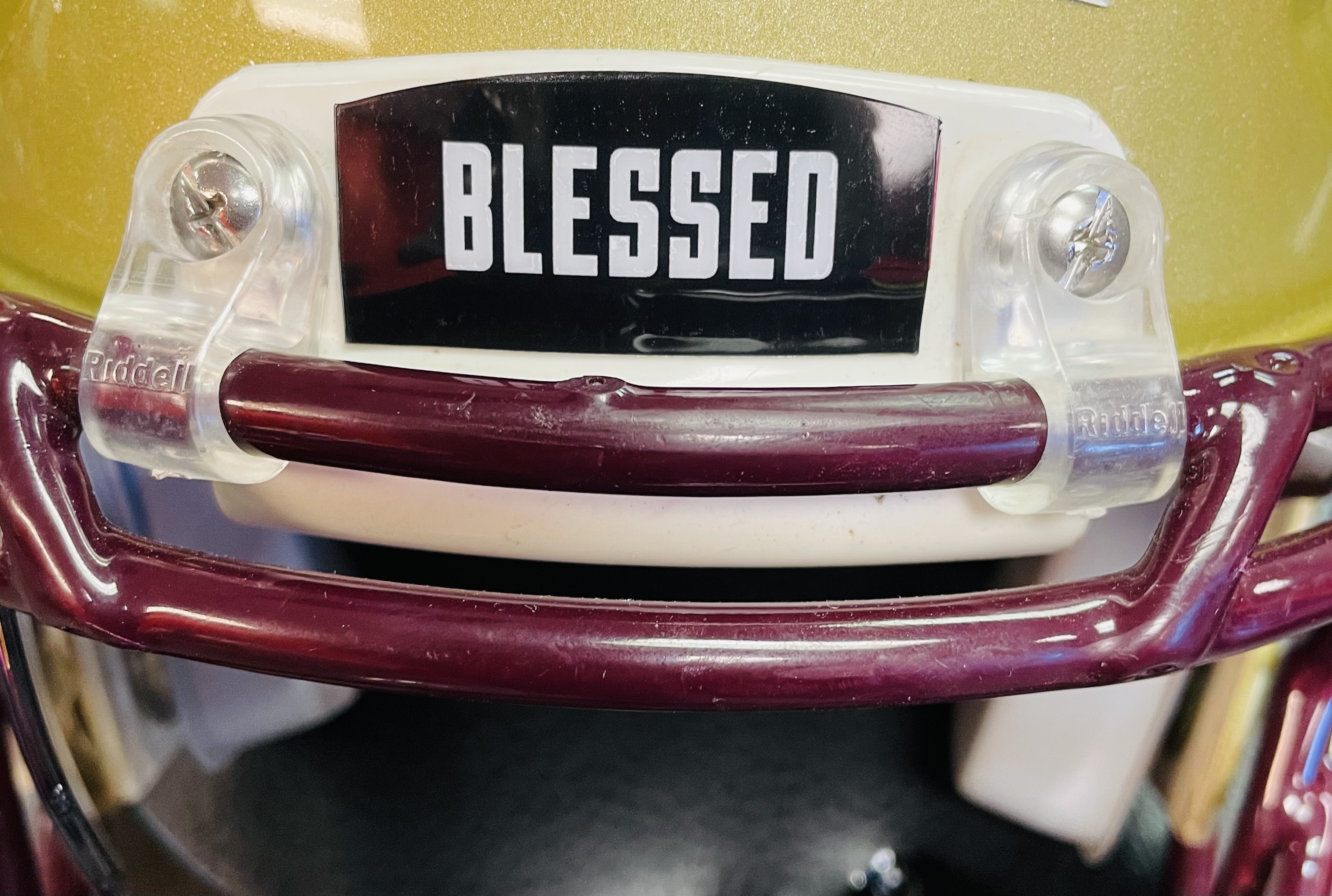 BLESSED - RIDDELL SPEED FLEX - BUMPER DECALS - Dmaxx Sports