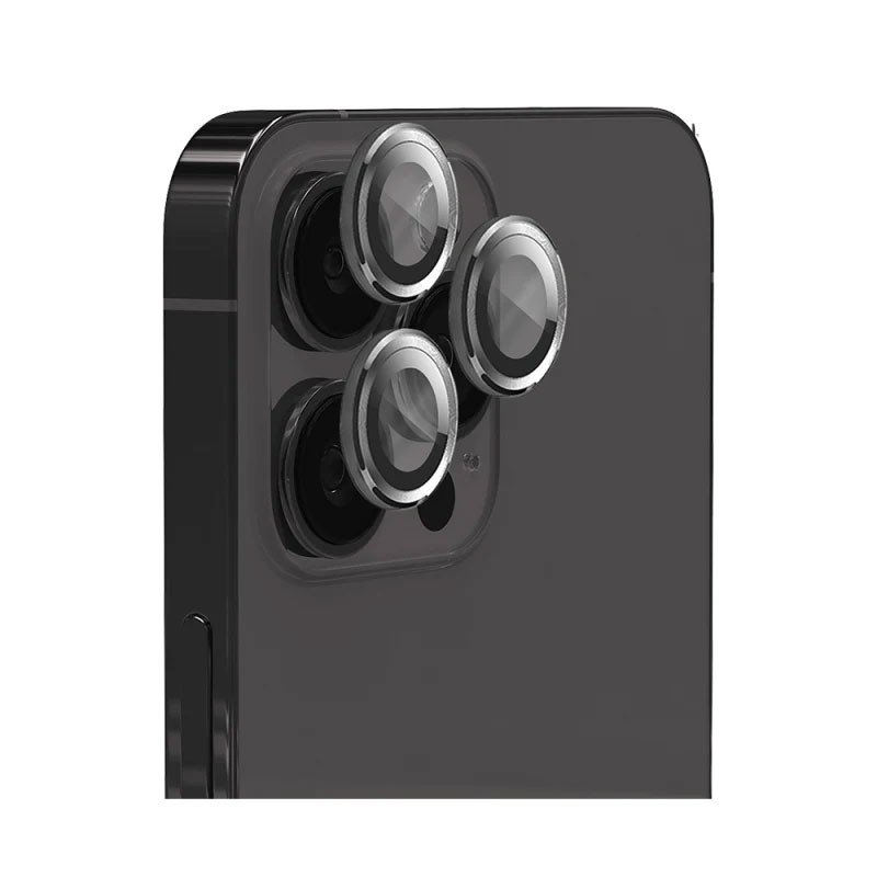 EFM Camera Lens Armour for iPhone 15 Pro/15 Pro Max - Carbon