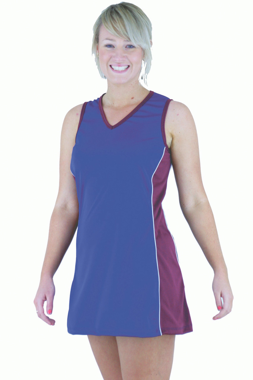 Sports Uniform 2073 - A-Line Netball Dress Option 4