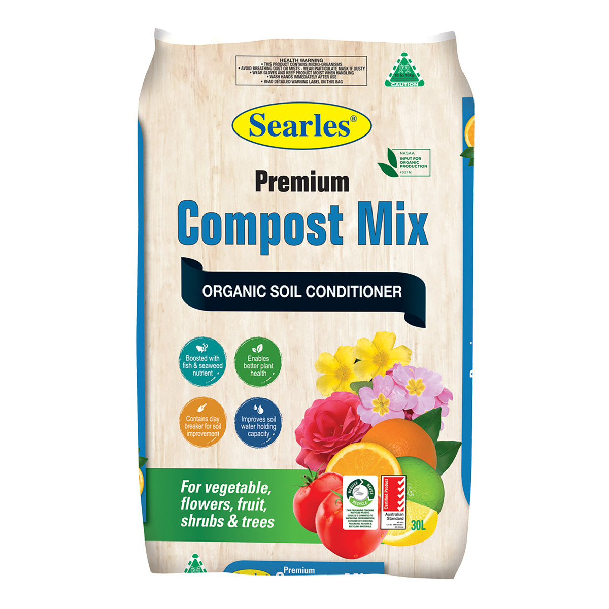 Searles Premium Organic Compost Mix | The Garden Superstore