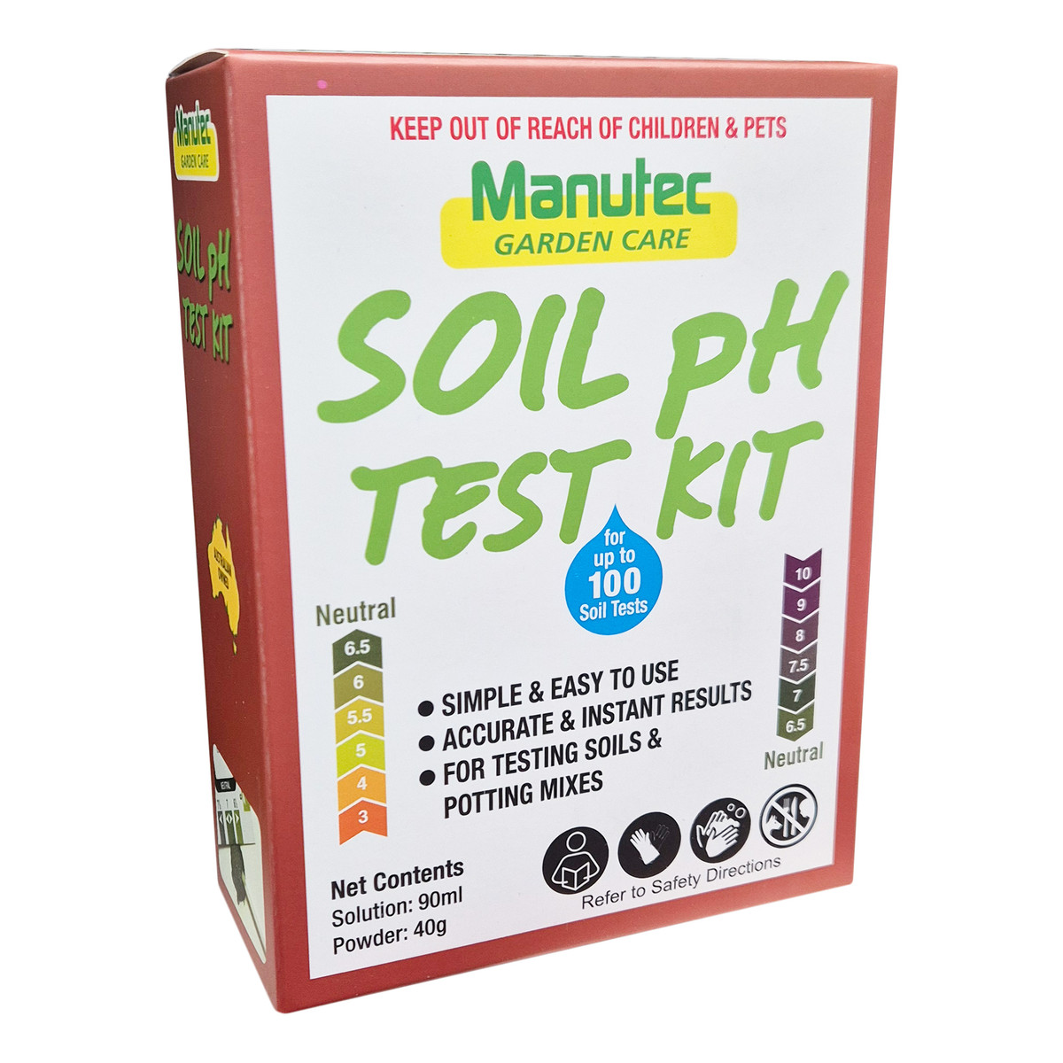 Manutec Soil pH Test Kit | The Garden Superstore