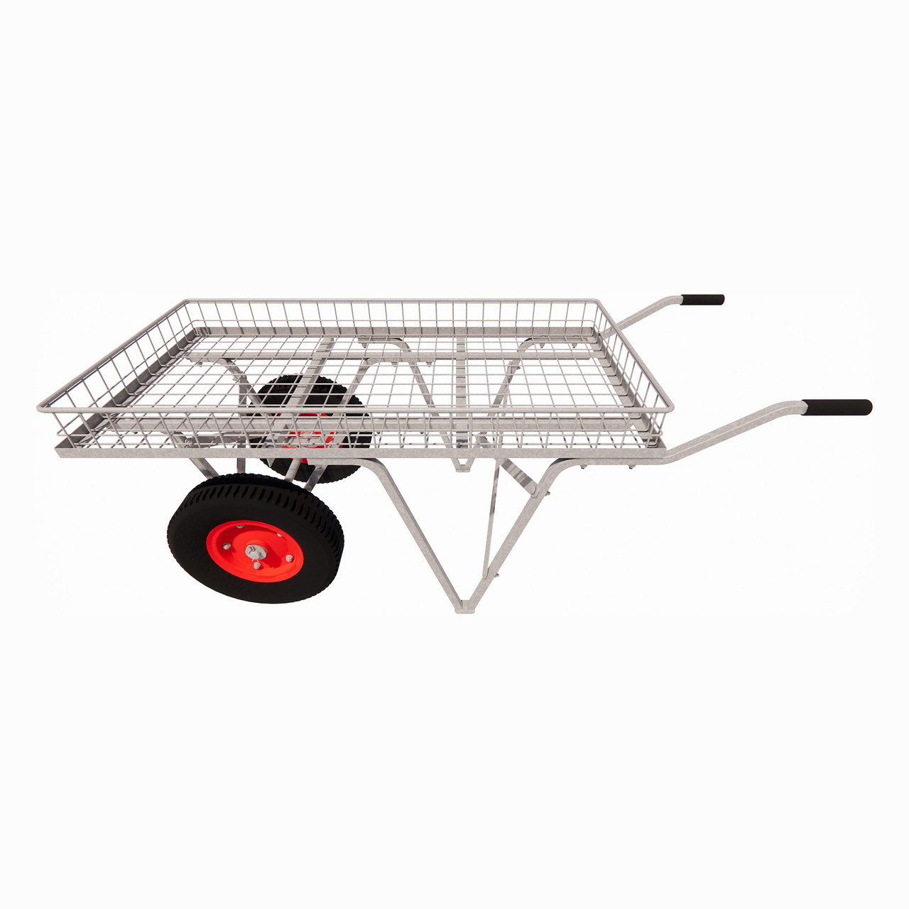 Galvanised Trolley | Medium 1220mm x 610mm | Barrow Type | The Garden ...